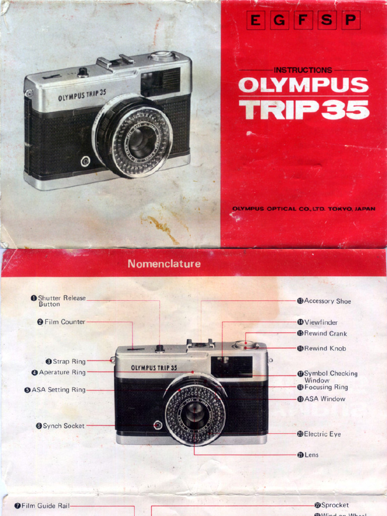 Olympus Trip 35 Instruc | PDF
