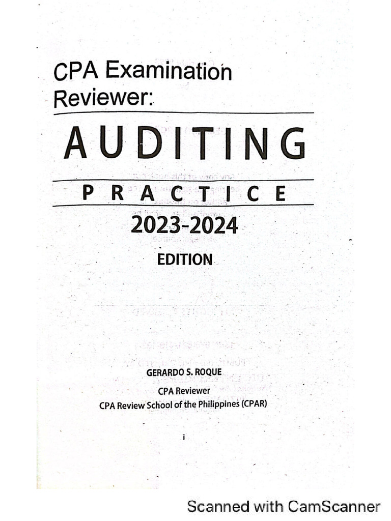 CPA Examination Reviewer | PDF