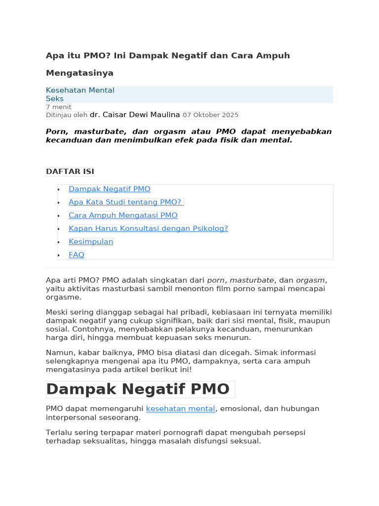 Apa Itu PMO | PDF