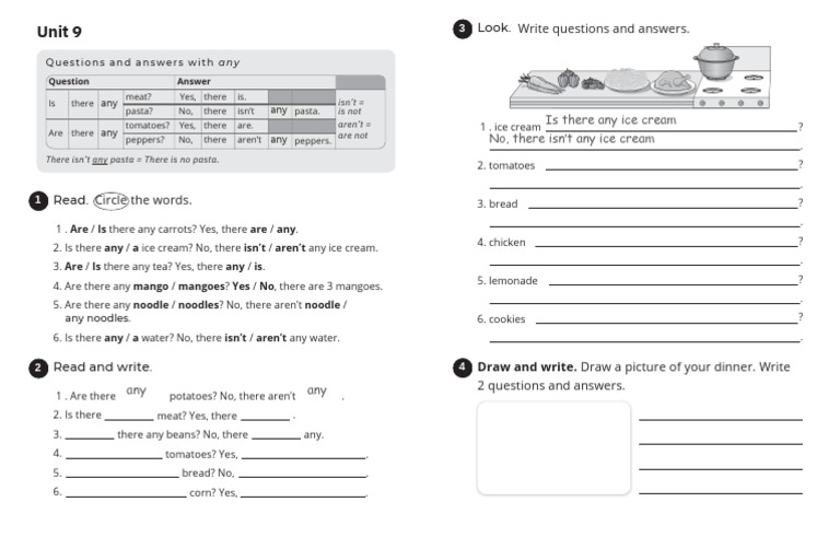 Ow2 Unit 9 Grammar 1 Worksheet | PDF | Food And Drink | Western Cuisine