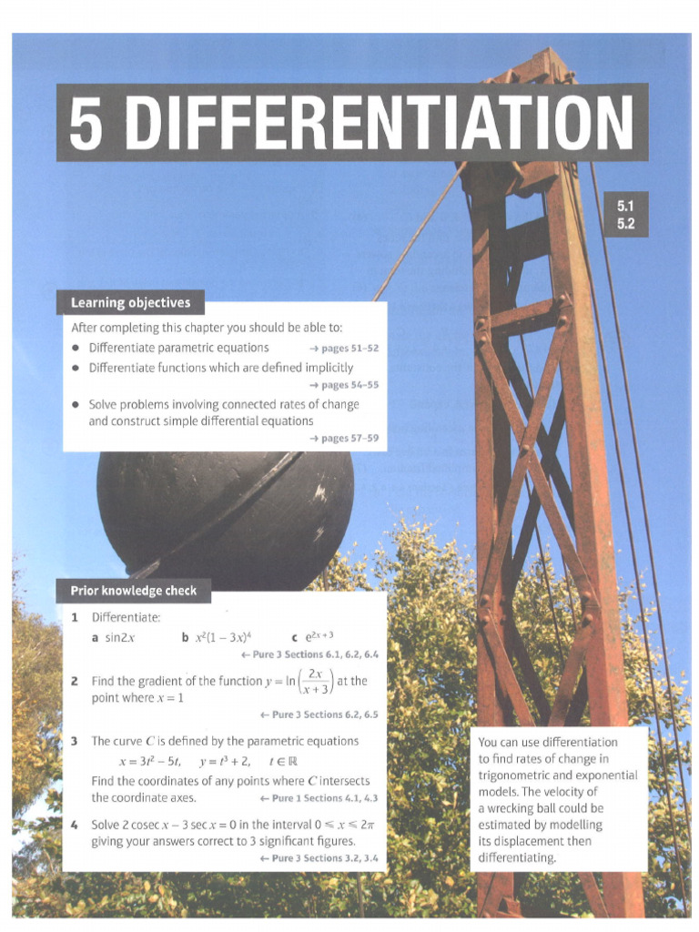 Pure Mathematics 4 Unit - 5 | PDF