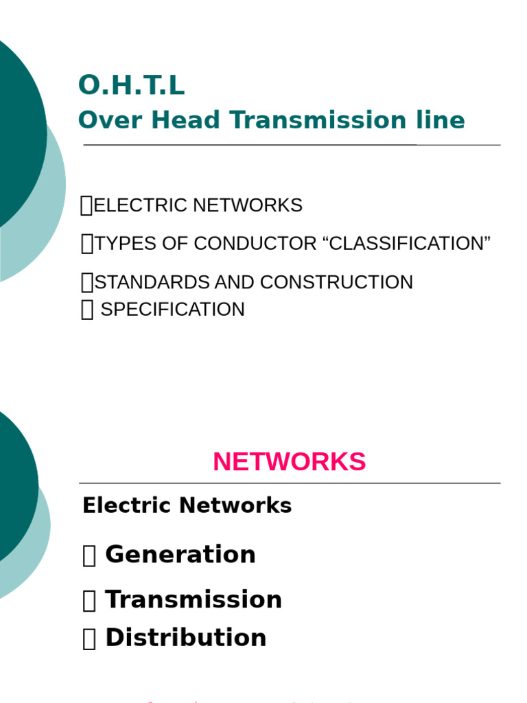 OHTL | PDF | Electric Power Transmission | Electric Power Distribution