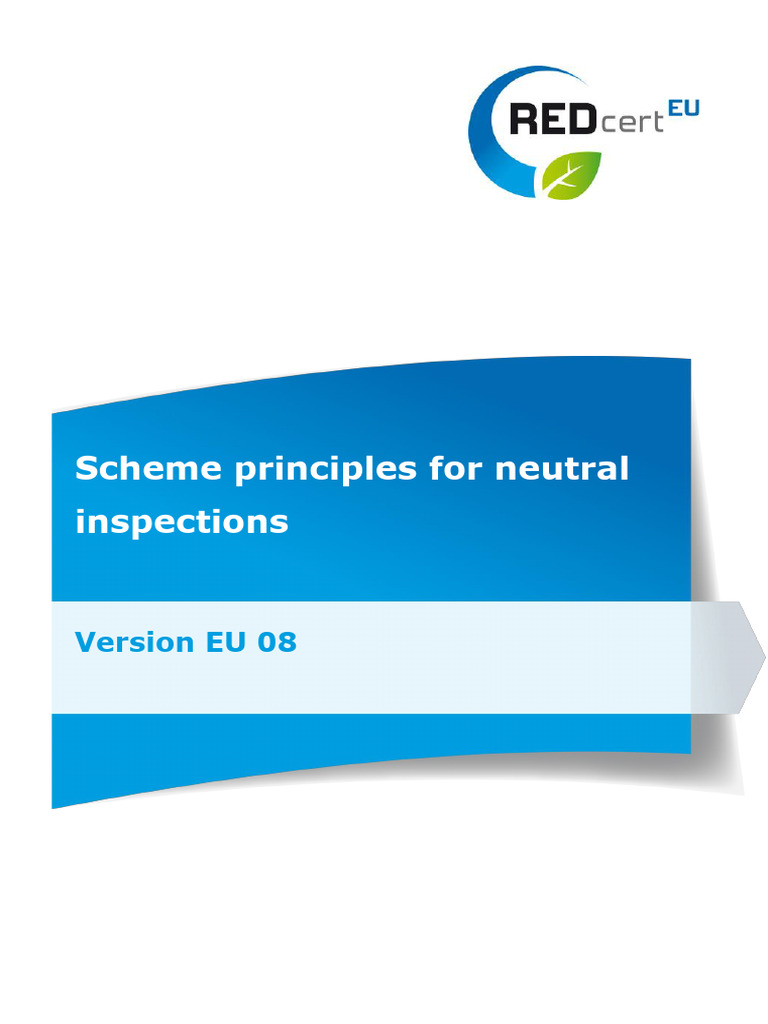 SP EU Neutral Inspection Vers08 | PDF | Audit | Certification