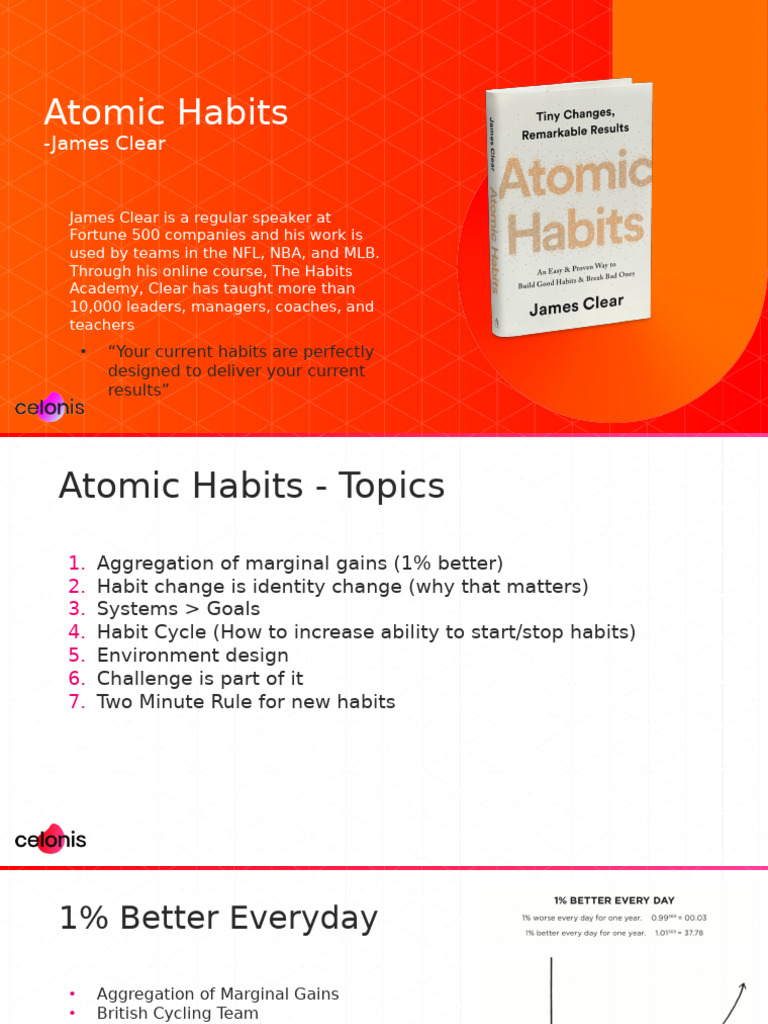 Mastering Habit Change with Atomic Habits | PDF