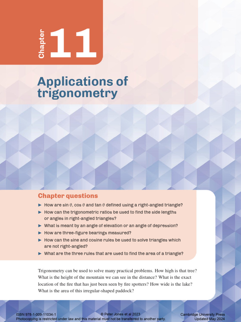 Trigonometry Applications and Basics | PDF | Trigonometry ...