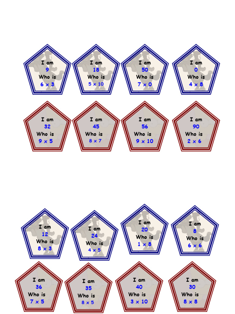 Loop Cards Multiplication | PDF