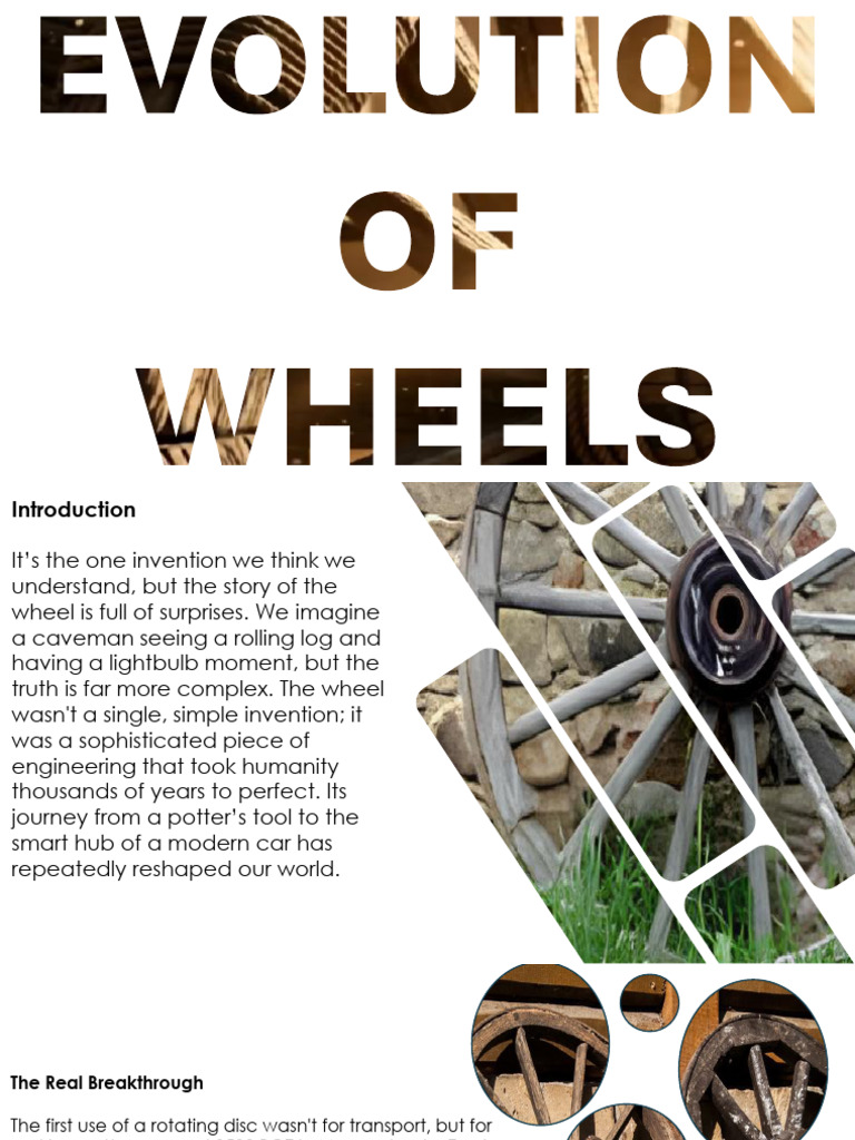 Evolution of the Wheel: From Wood to Smart Tech | PDF | Wheel | Vehicles