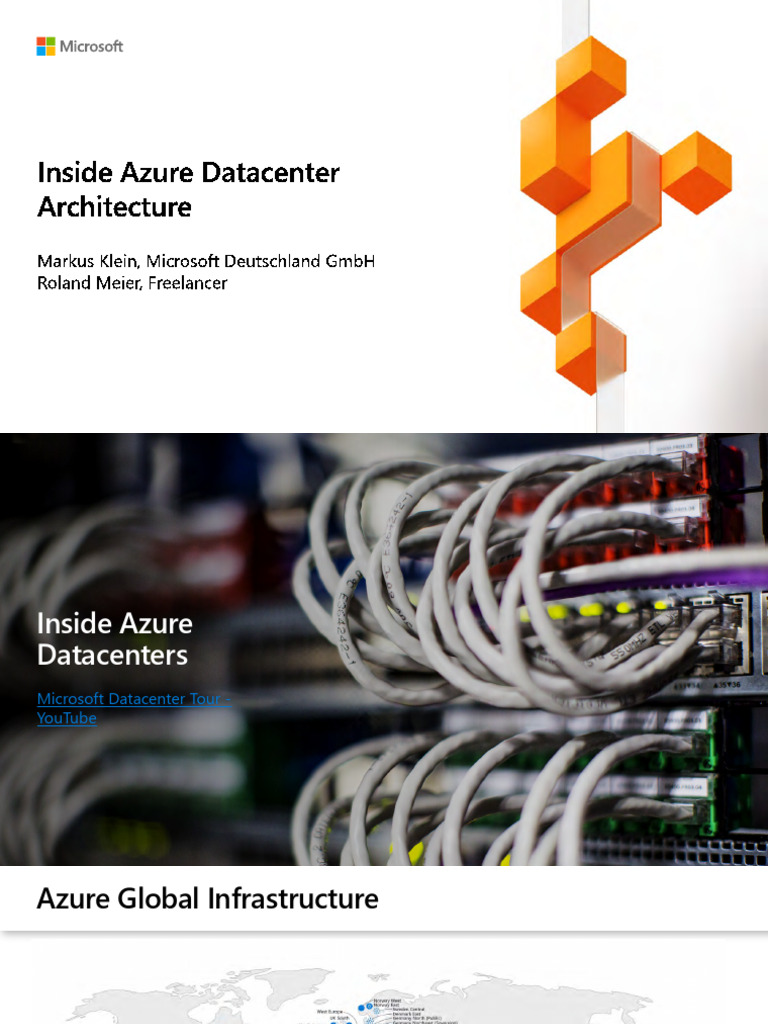 Azure Datacenter Infrastructure Overview | PDF | Computer Network ...