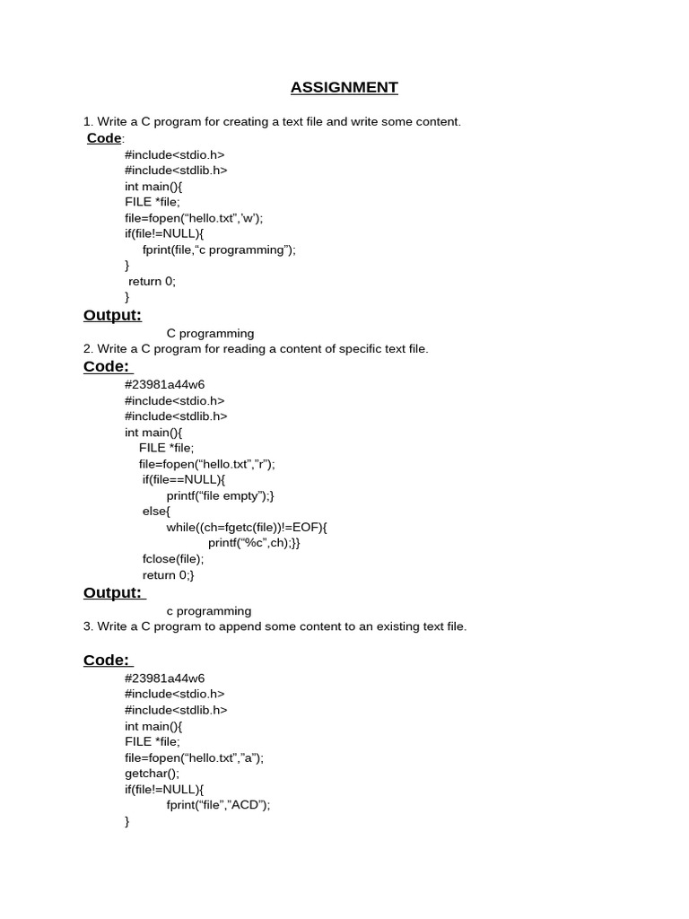 Assign Men | PDF