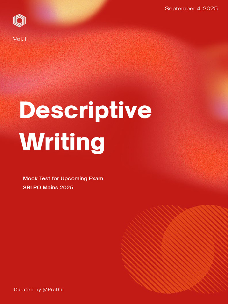 SBI PO Descriptive Writing Set 5 | PDF | Clean Technology | Banks