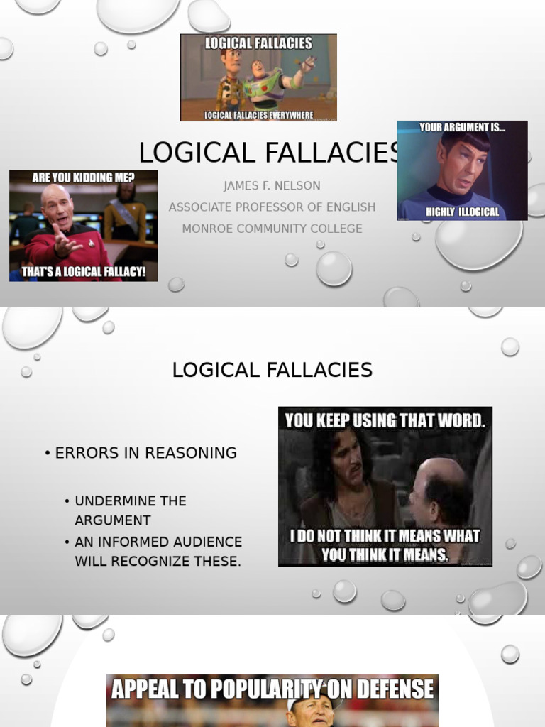 Logical Fallacies | PDF | Fallacy | Argument