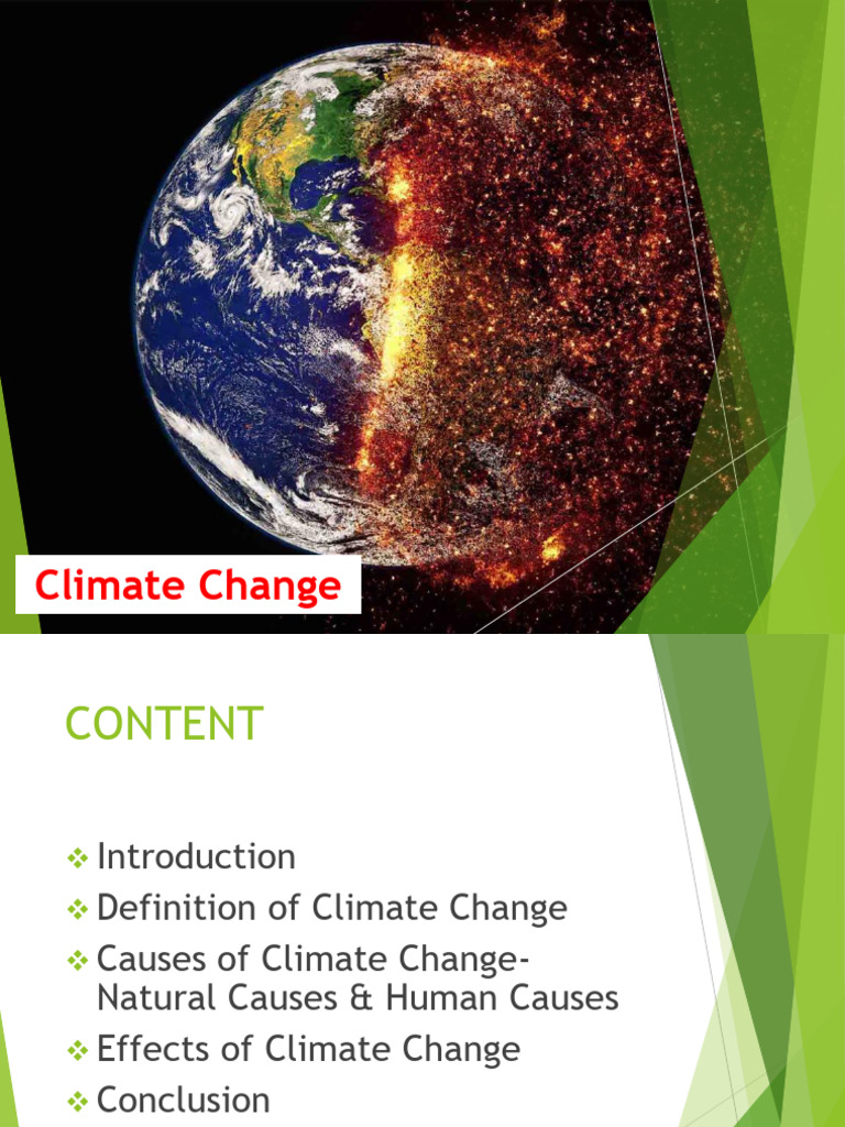 Understanding Climate Change Causes and Effects | PDF | Climate Change ...