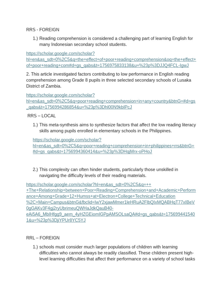 Responded of The Study Practical Research | PDF | Reading Comprehension ...