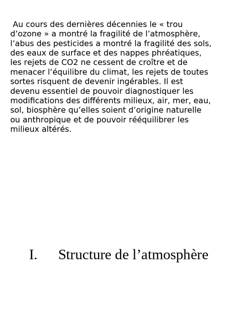 Environnement | PDF | Dioxyde d'azote | Pollution de l'air