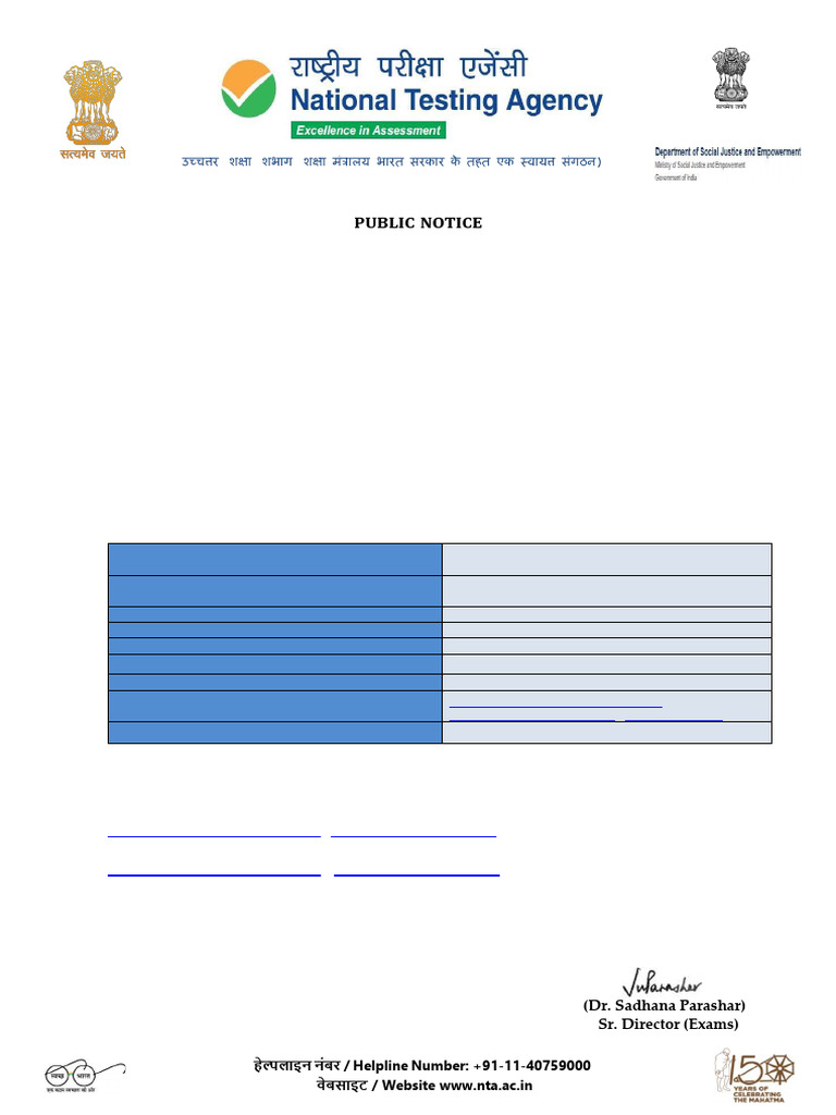 Public Notice Inviting Online Applications | PDF | Educational ...