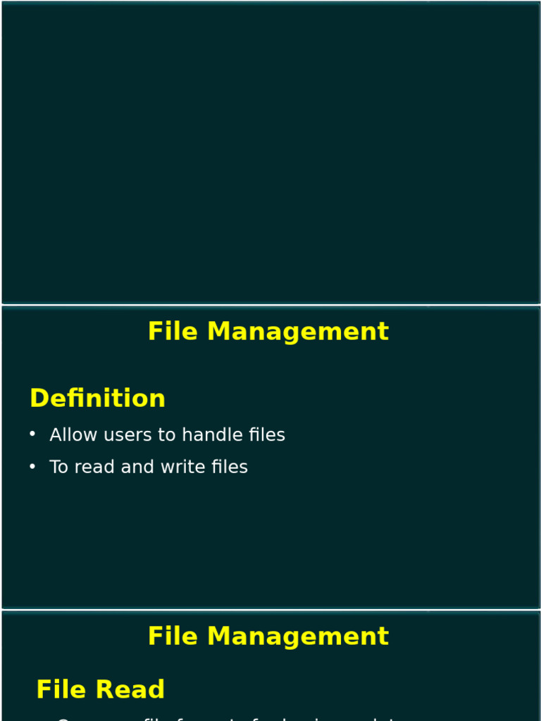 Module 6.9 File Management - Part 2 | PDF