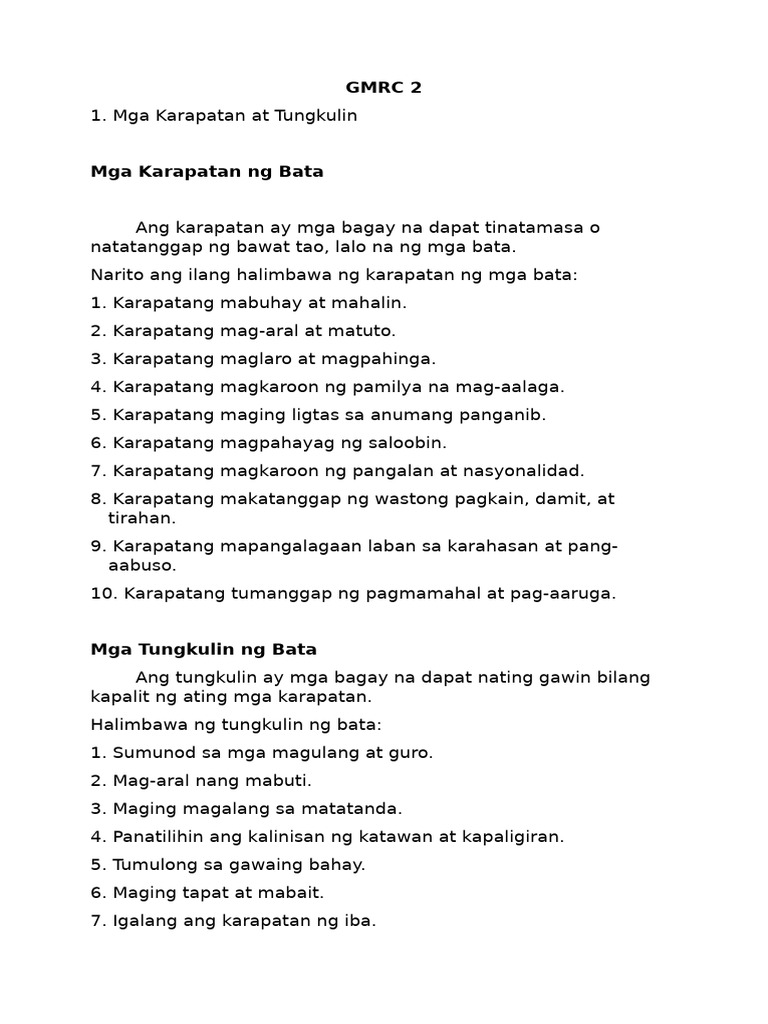 GMRC 2 | PDF