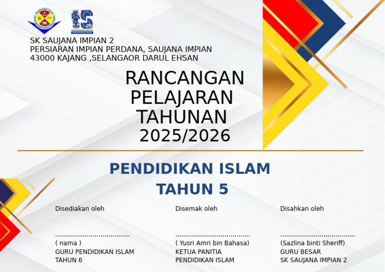 Cover RPT 2025 2026 Pai | PDF