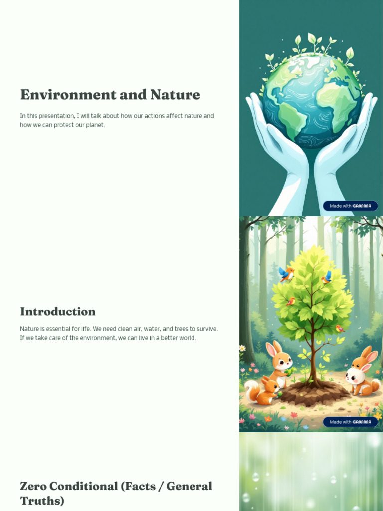 Environment and Nature | PDF