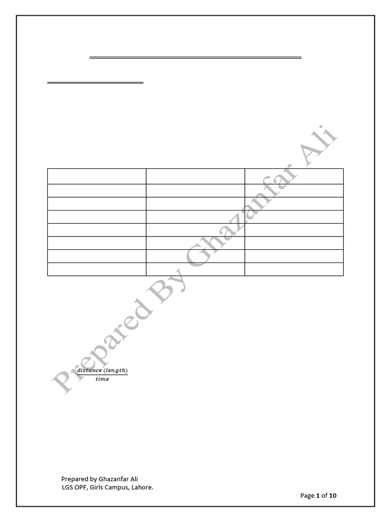 Physical Quantities and Measurements | PDF | Quantity | Physical Quantities