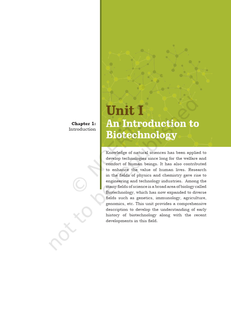 Overview of Biotechnology History | PDF | Biotechnology | Recombinant Dna