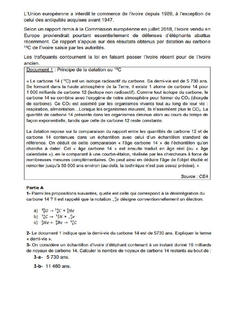 S2 Exo Datation CPD | PDF