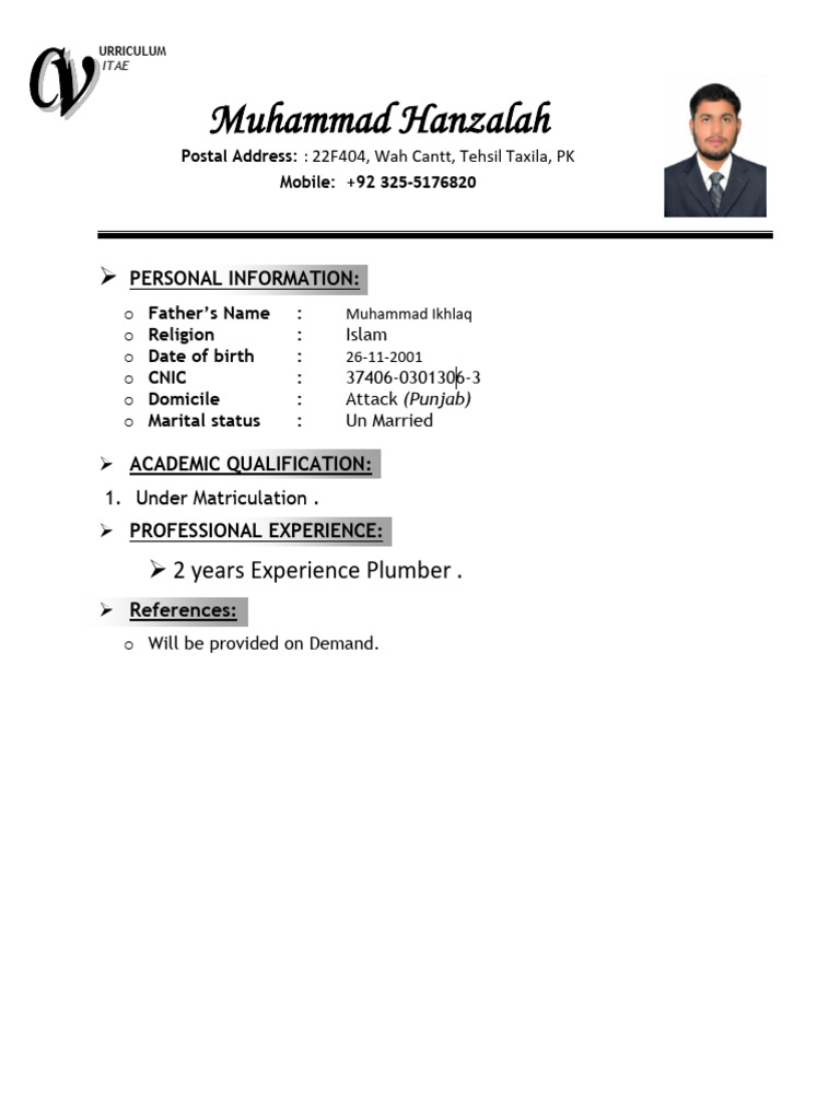 Muhammad Hanzalah | PDF