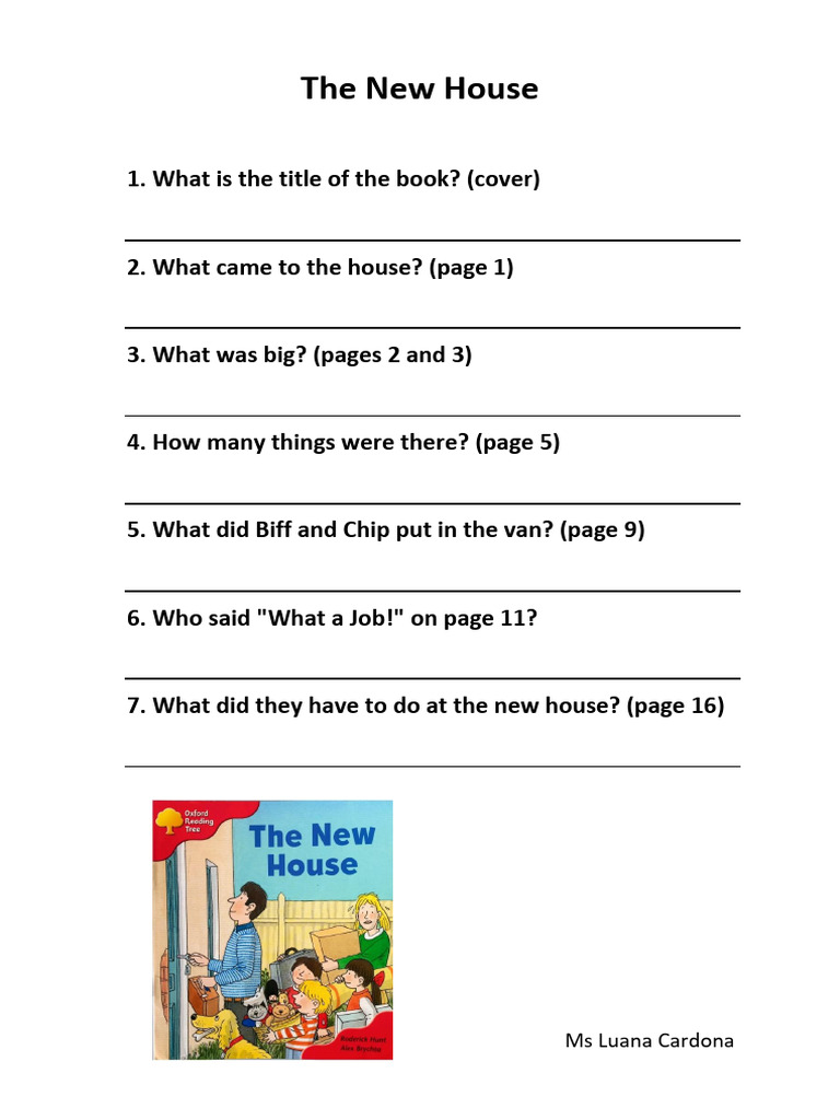 Exploring The New House Activities | PDF
