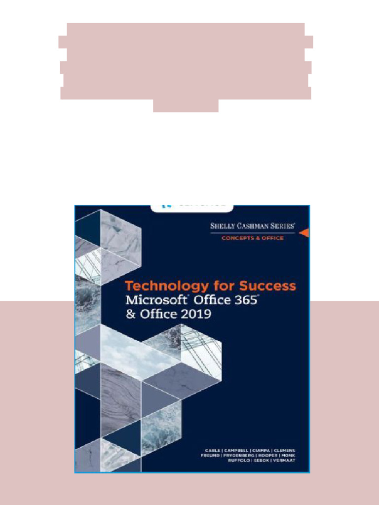 Test Bank for Technology for Success and Shelly Cashman Series ...