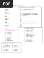 Level B: Unit 1 Vocabulary Answers | PDF