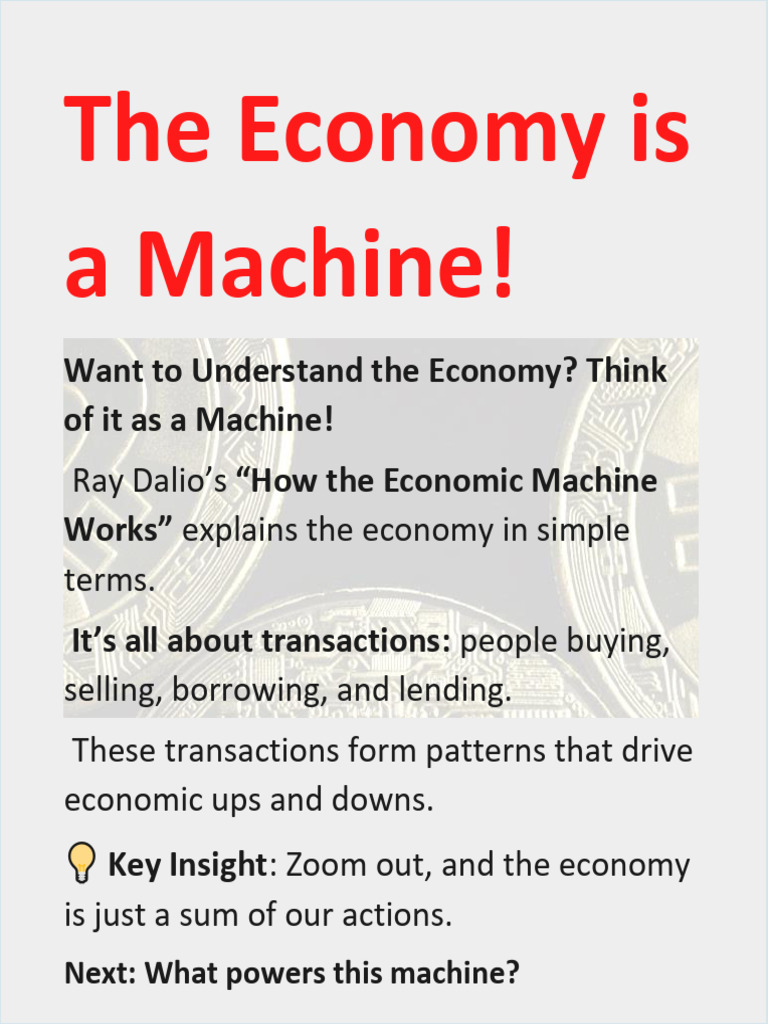 The Economy Is A Machine - Cropped | PDF | Finance & Money Management ...