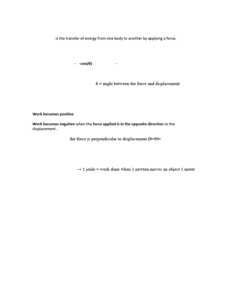 Work Done 10grade | PDF | Force | Physical Quantities