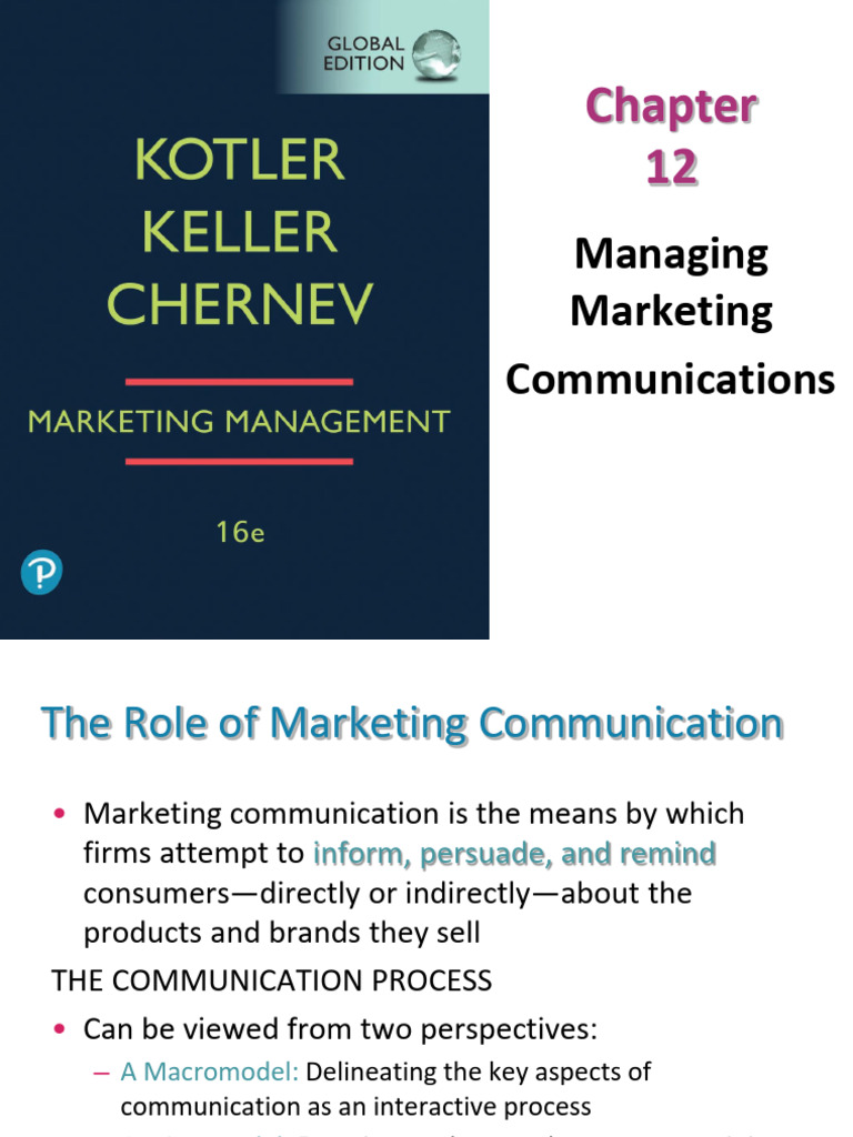 05 Managing Marketing Communications | PDF | Target Audience | Marketing Communications
