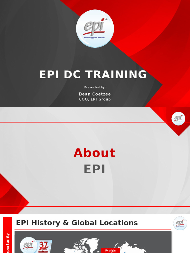EPI Training and Certification Overview | PDF | Business | Data Center