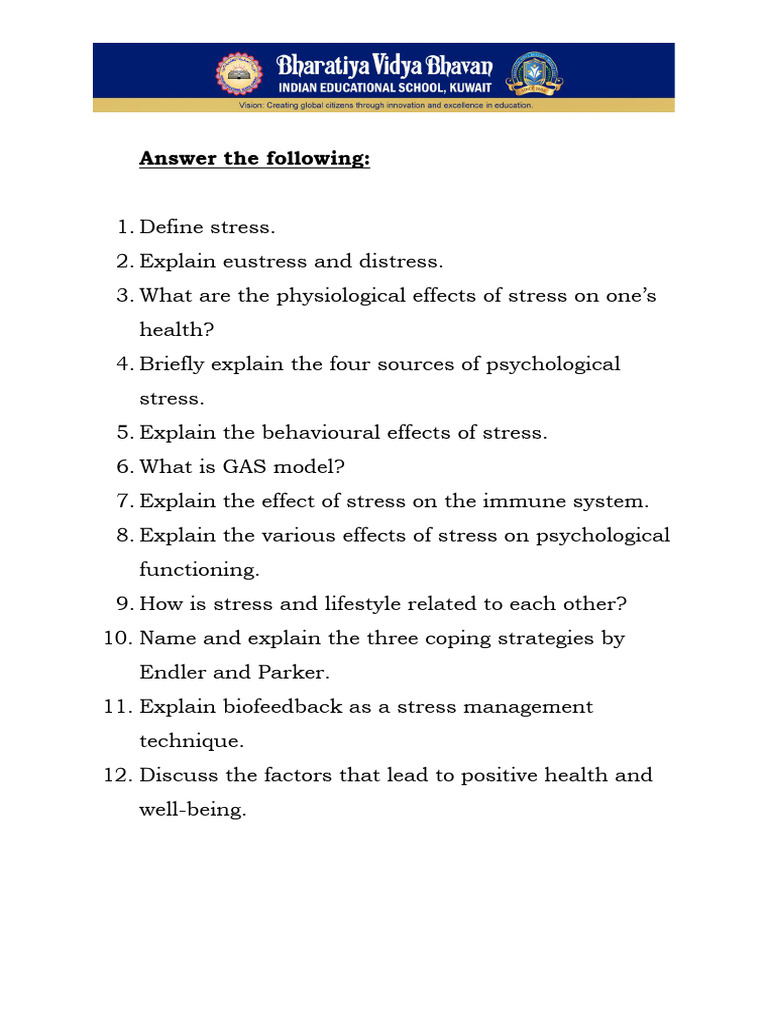 Ch-3 Worksheet Psy | PDF