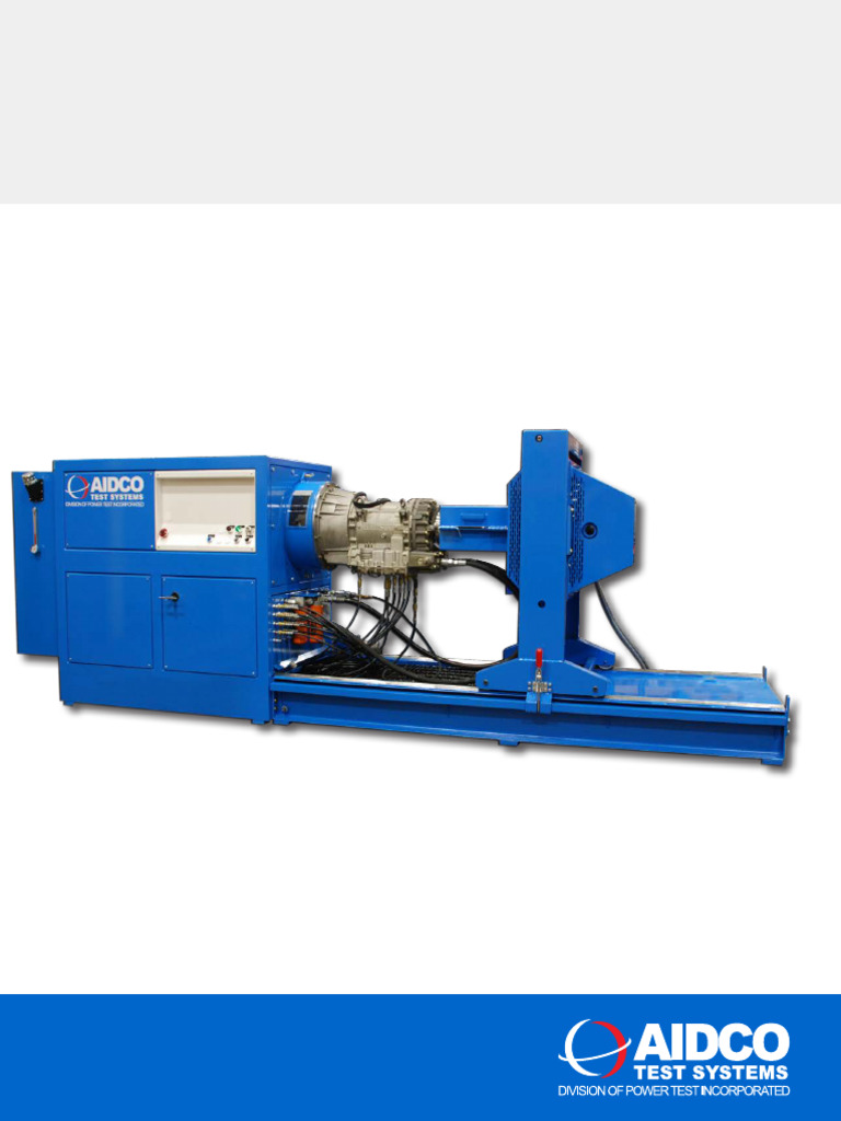 Model 450E Transmission Test Stand | PDF | Leak | Mechanical Engineering