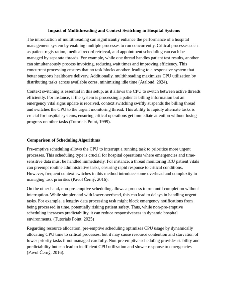 Assignment Activity Unit 2 | PDF | Thread (Computing) | Scheduling (Computing)