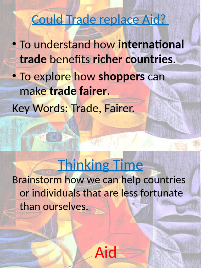 Trade vs. Aid: Making Fair Trade Choices | PDF | Fair Trade | Economies