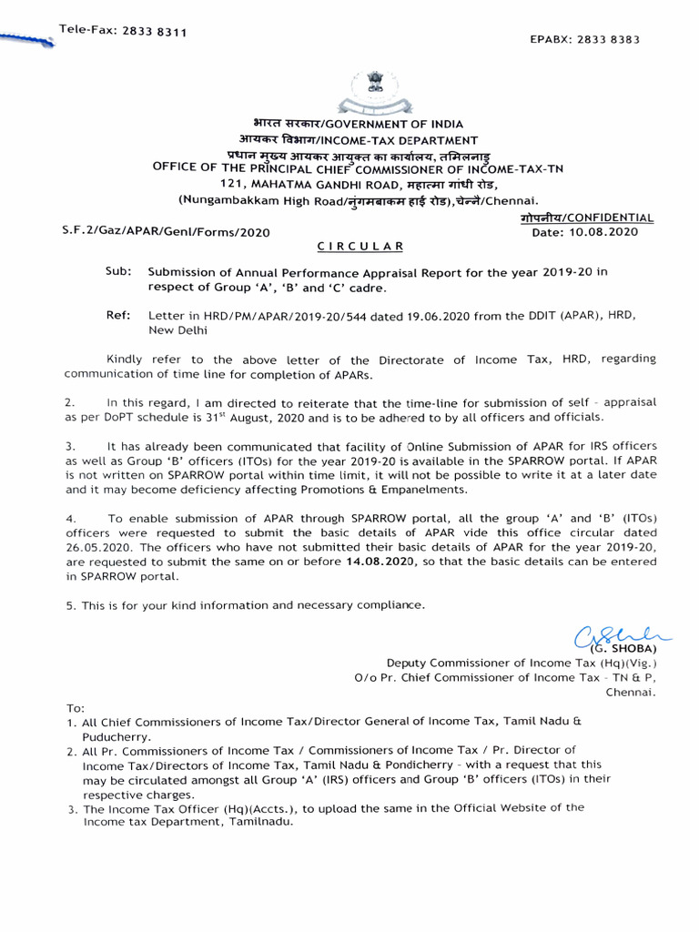 APAR Circular 10.08.2020 | PDF