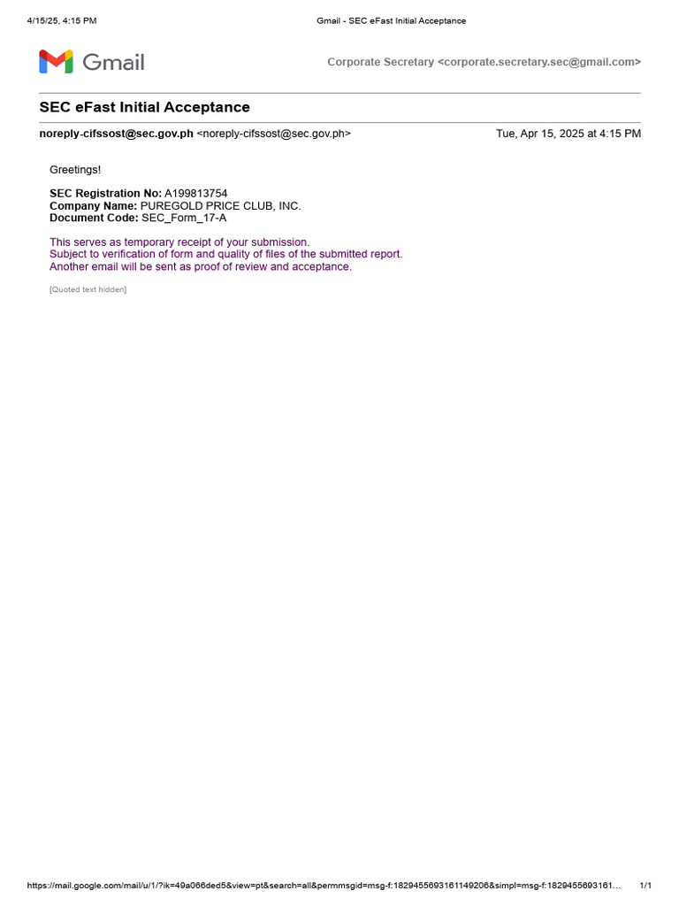 Puregold 2024 SEC Form 17-A Report | PDF | Retail | Supply Chain