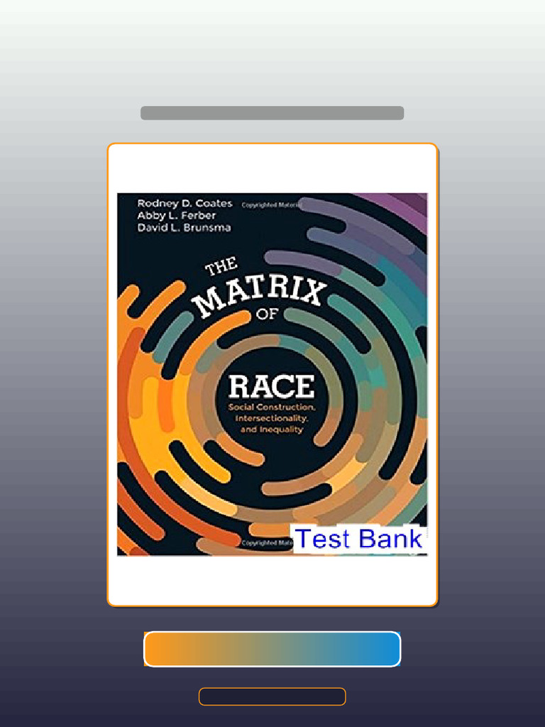 Matrix of Race Social Construction Intersectionality and Inequality 1st ...
