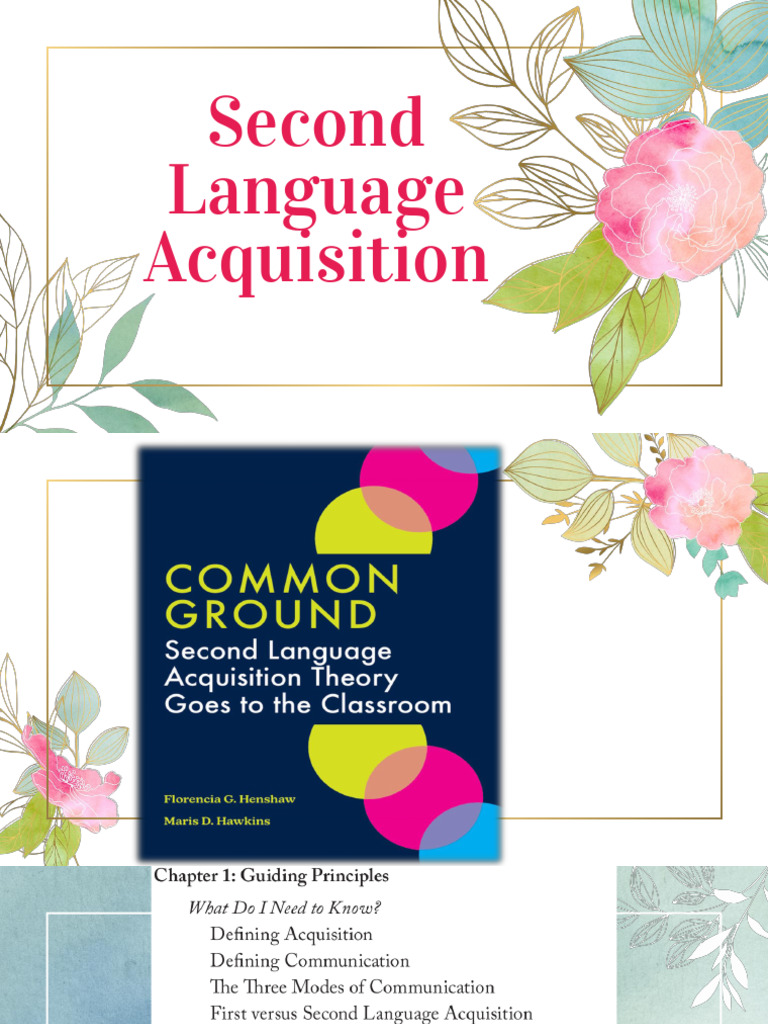 Understanding Second Language Acquisition | PDF | Second Language ...