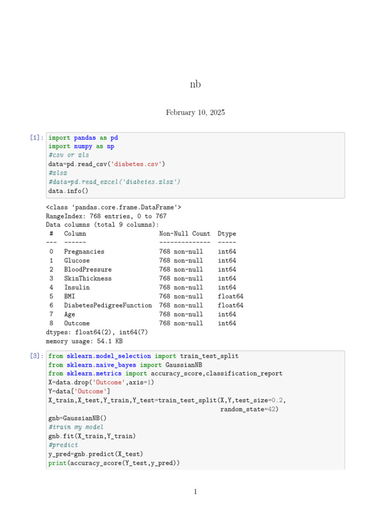 Pandas PD Numpy NP: Import As Import As | PDF
