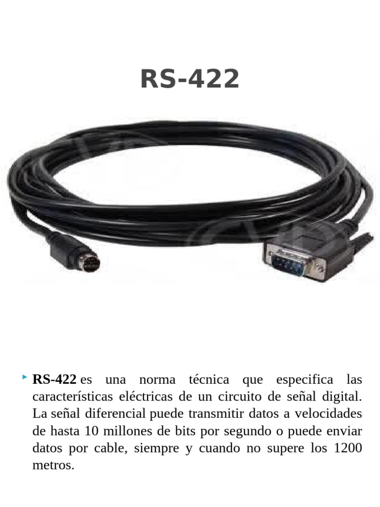 Características y Aplicaciones de RS-422 y RS-485 | PDF | Redes de ...