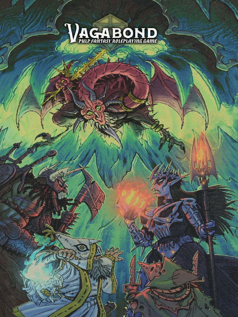 Vagabond RPG - Pulp Fantasy Core Rulebook | PDF | Dice | Fantasy