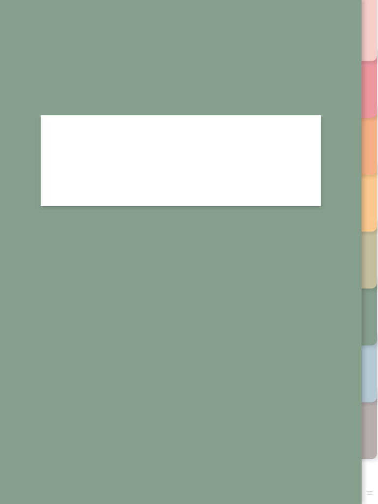 Free Tabbed Notebook Rainbow 8 | PDF