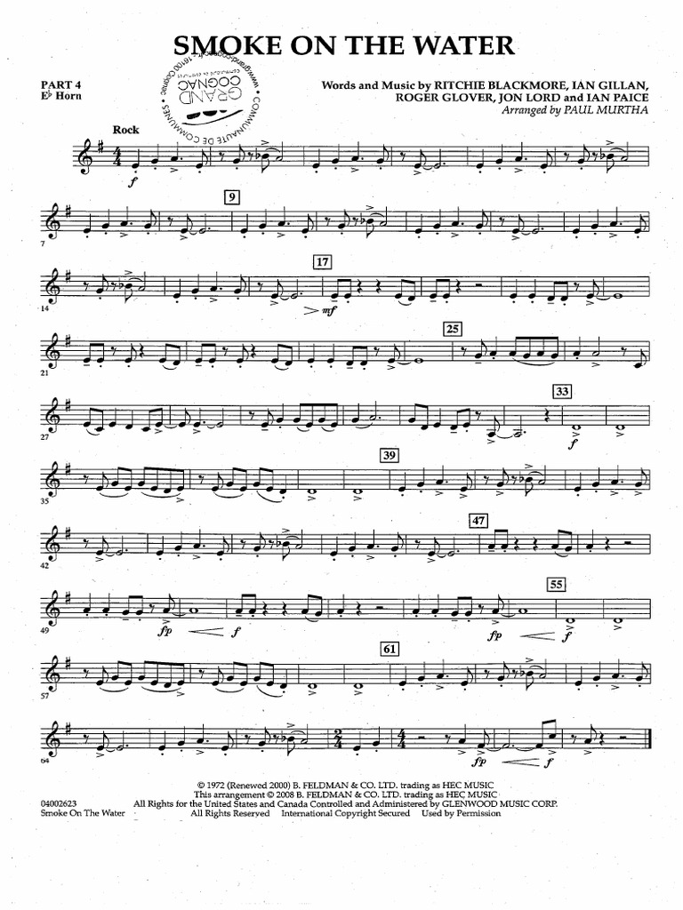 4.SMOKE - Eb Horn | PDF