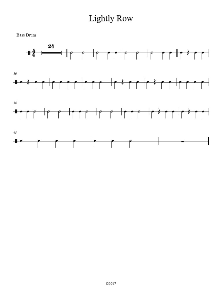 Bass Drum Pdf