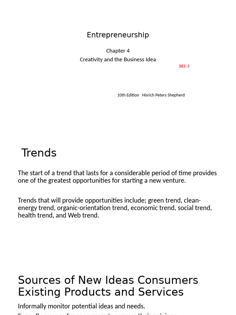 Creativity in Business Ideas and Trends | PDF | E Commerce | Creativity