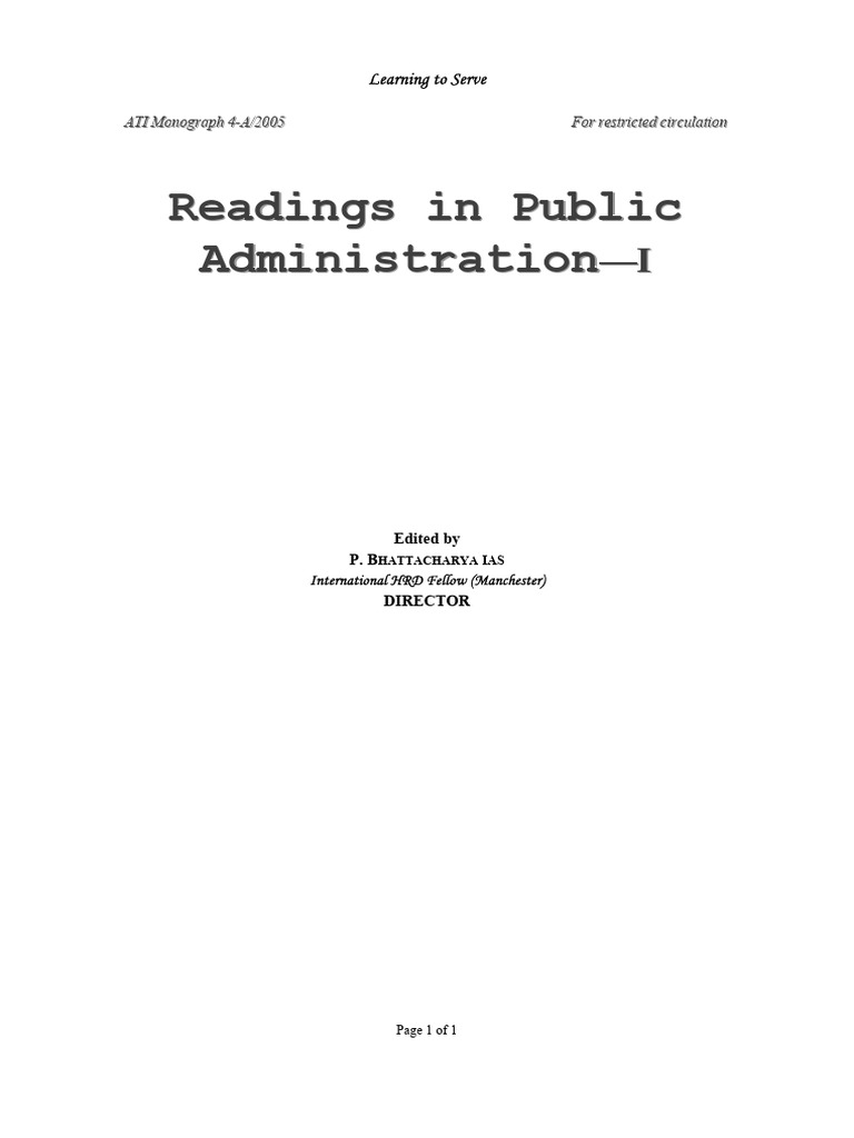 Unit 1 Reading 2 | PDF | Magistrate | Bureaucracy